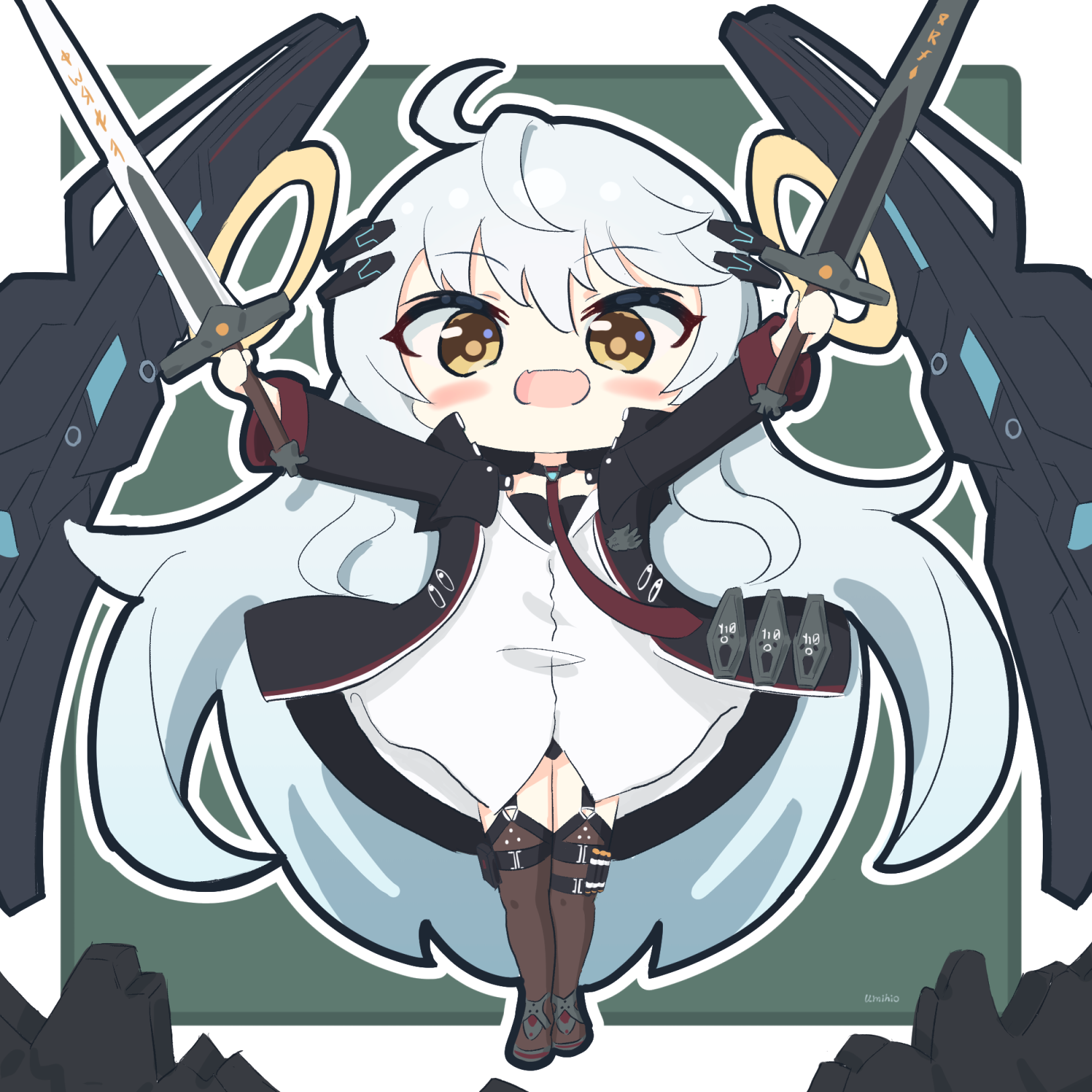 Safebooru - 1girl ahoge artist name bangs black jacket black leotard ...