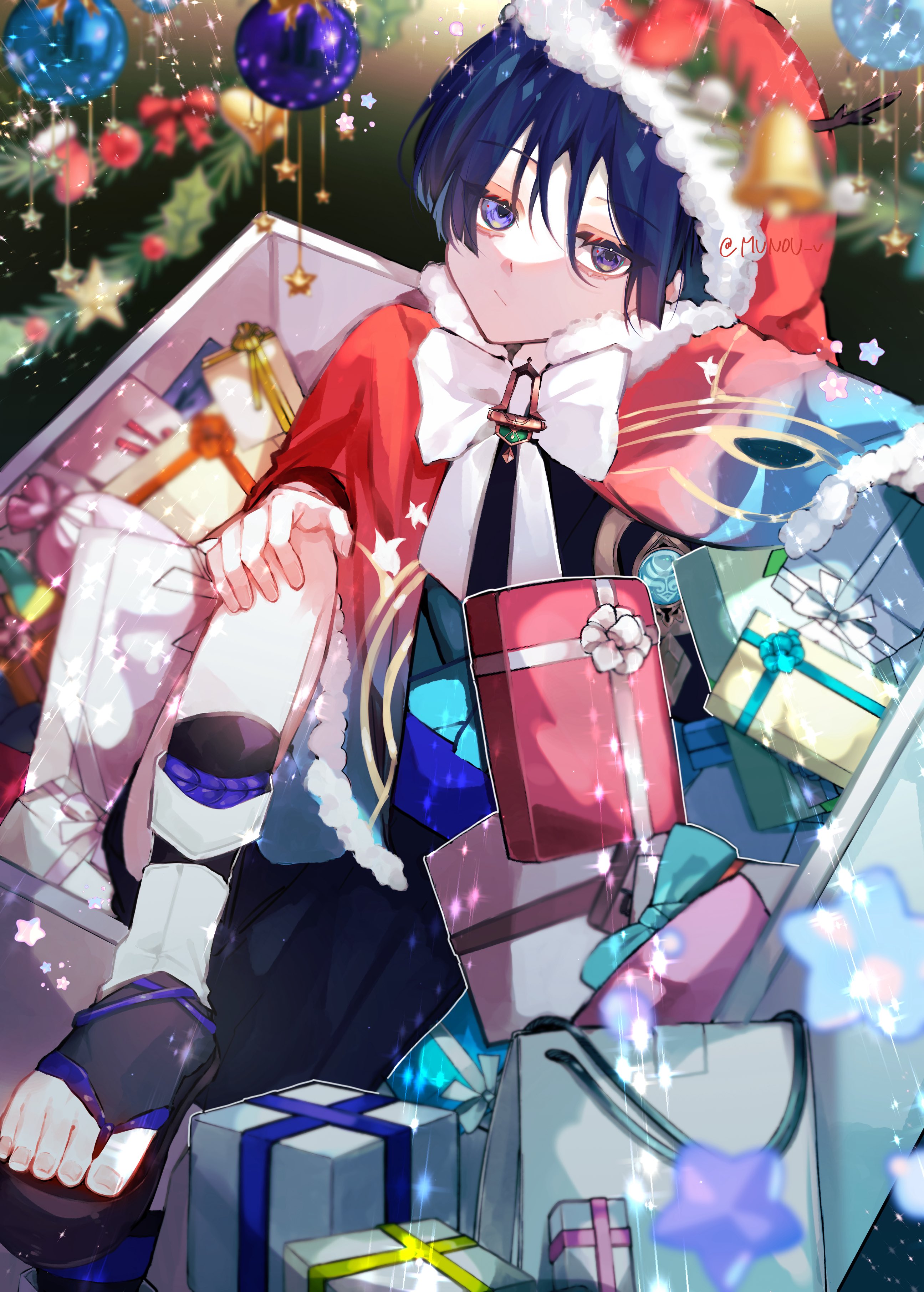 Safebooru - 1boy absurdres christmas christmas ornaments christmas ...