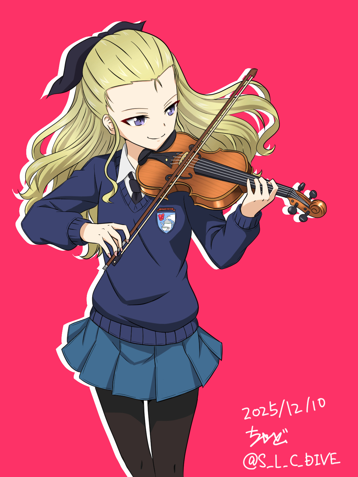 Safebooru - 1girl assam (girls und panzer) black necktie black ...