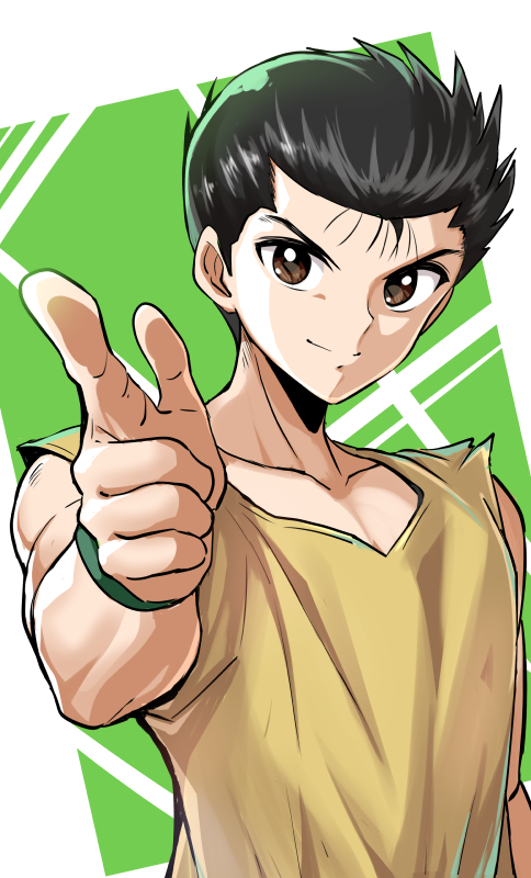 Safebooru - 1boy black hair brown eyes closed mouth cougar (cougar1404 ...