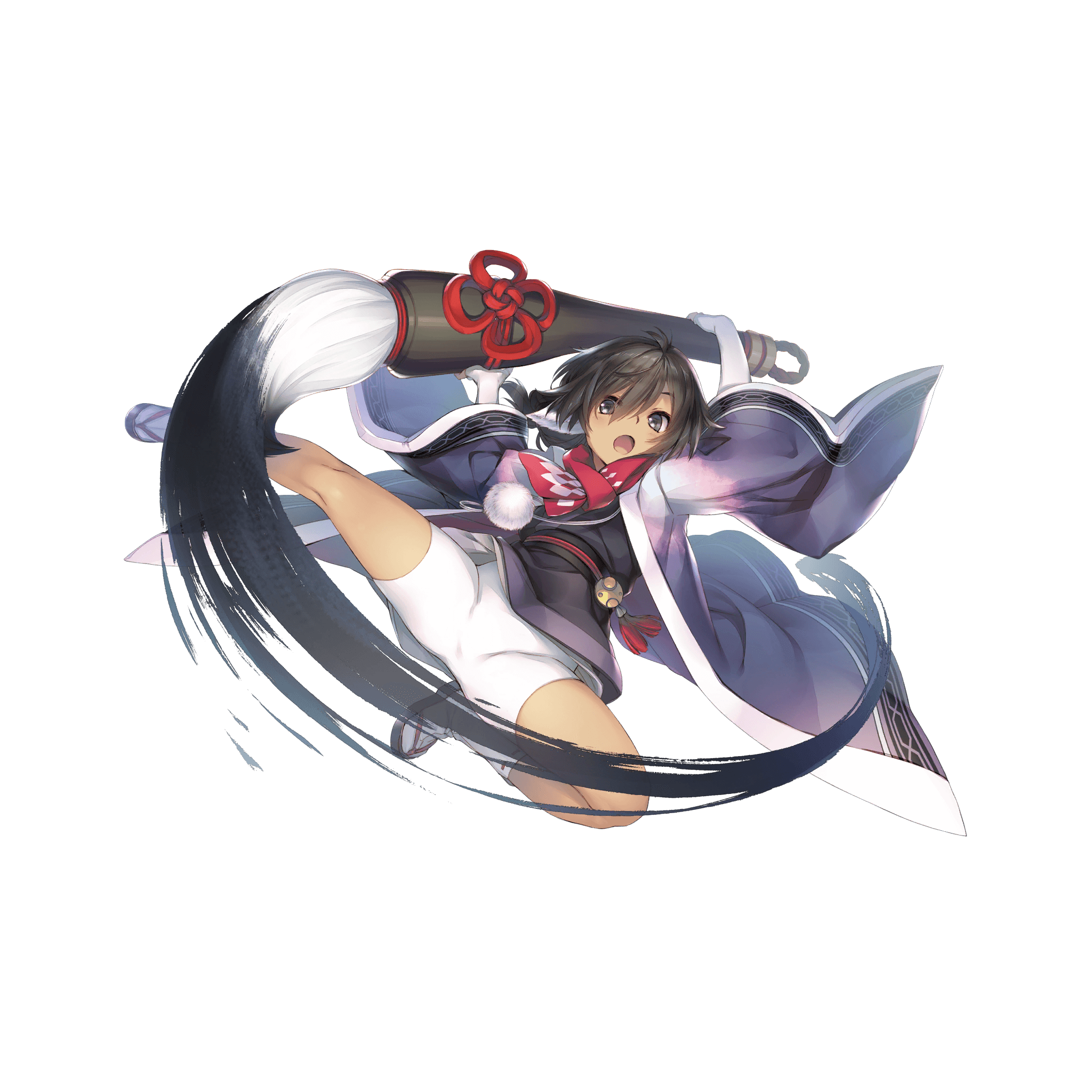 Safebooru - 1boy bike shorts black eyes black hair brush dark-skinned ...