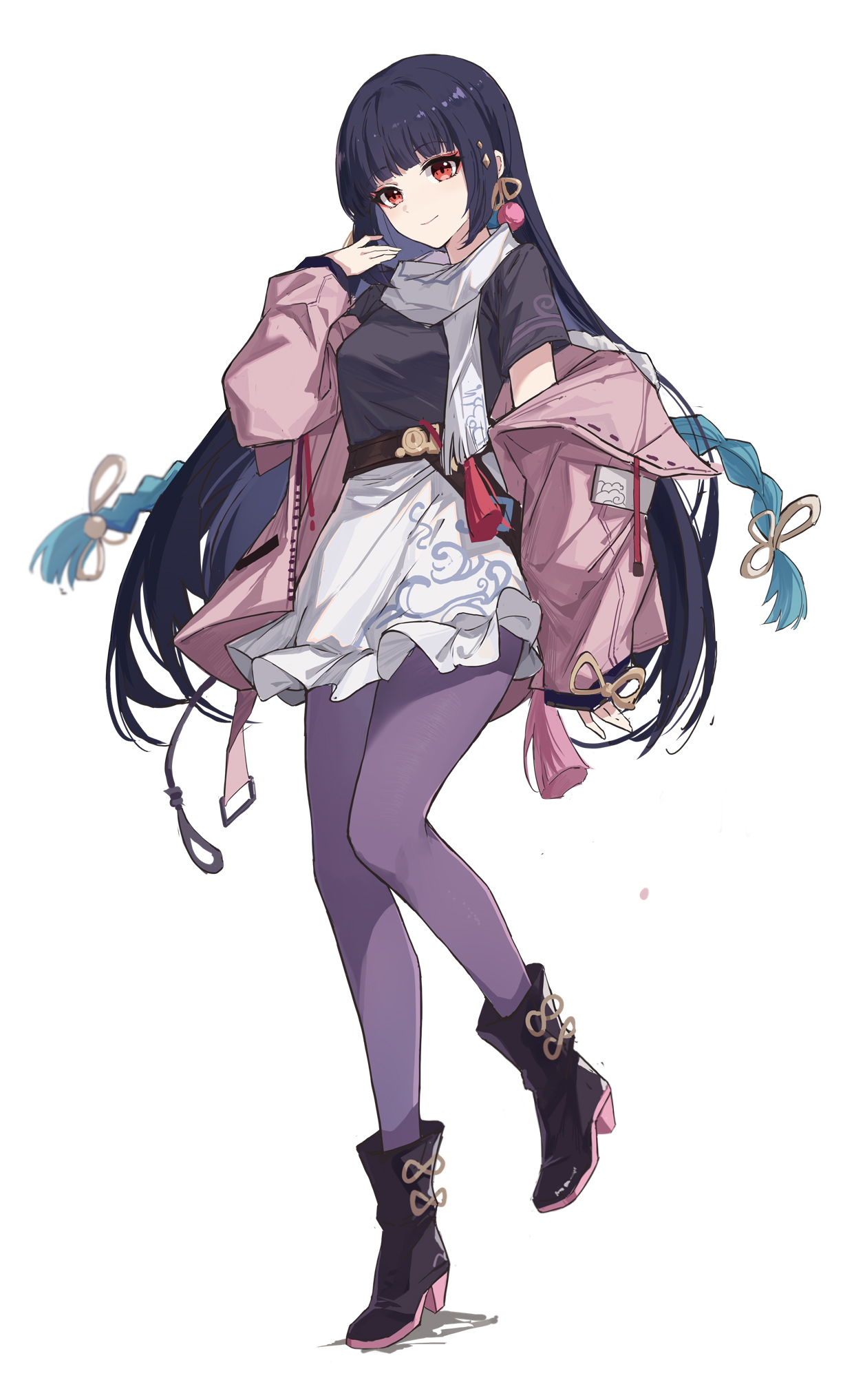 Safebooru - 1girl braid fashion frilled skirt frills genshin impact ...