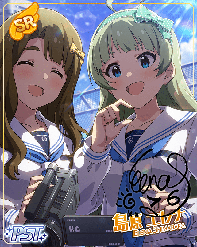 Safebooru - blue eyes character name dress green hair idolmaster million live! theater days long ...