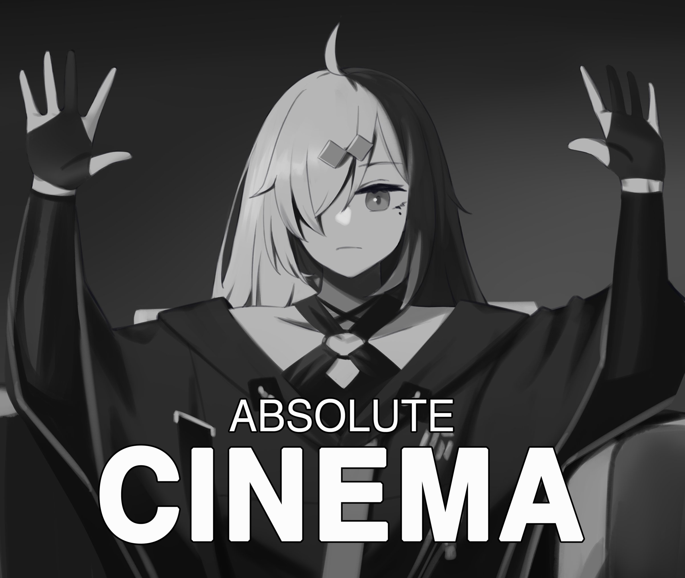 Safebooru - 1girl absolute cinema (meme) ahoge commentary request ...