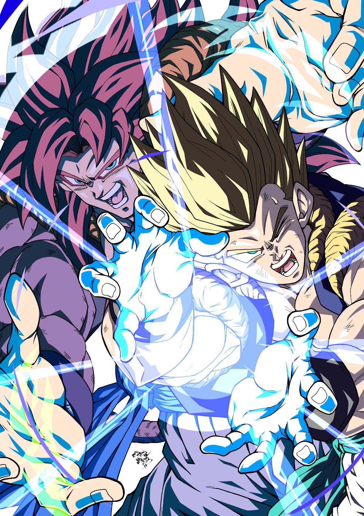 Safebooru - 2boys blonde hair blue eyes bruise commentary request ...