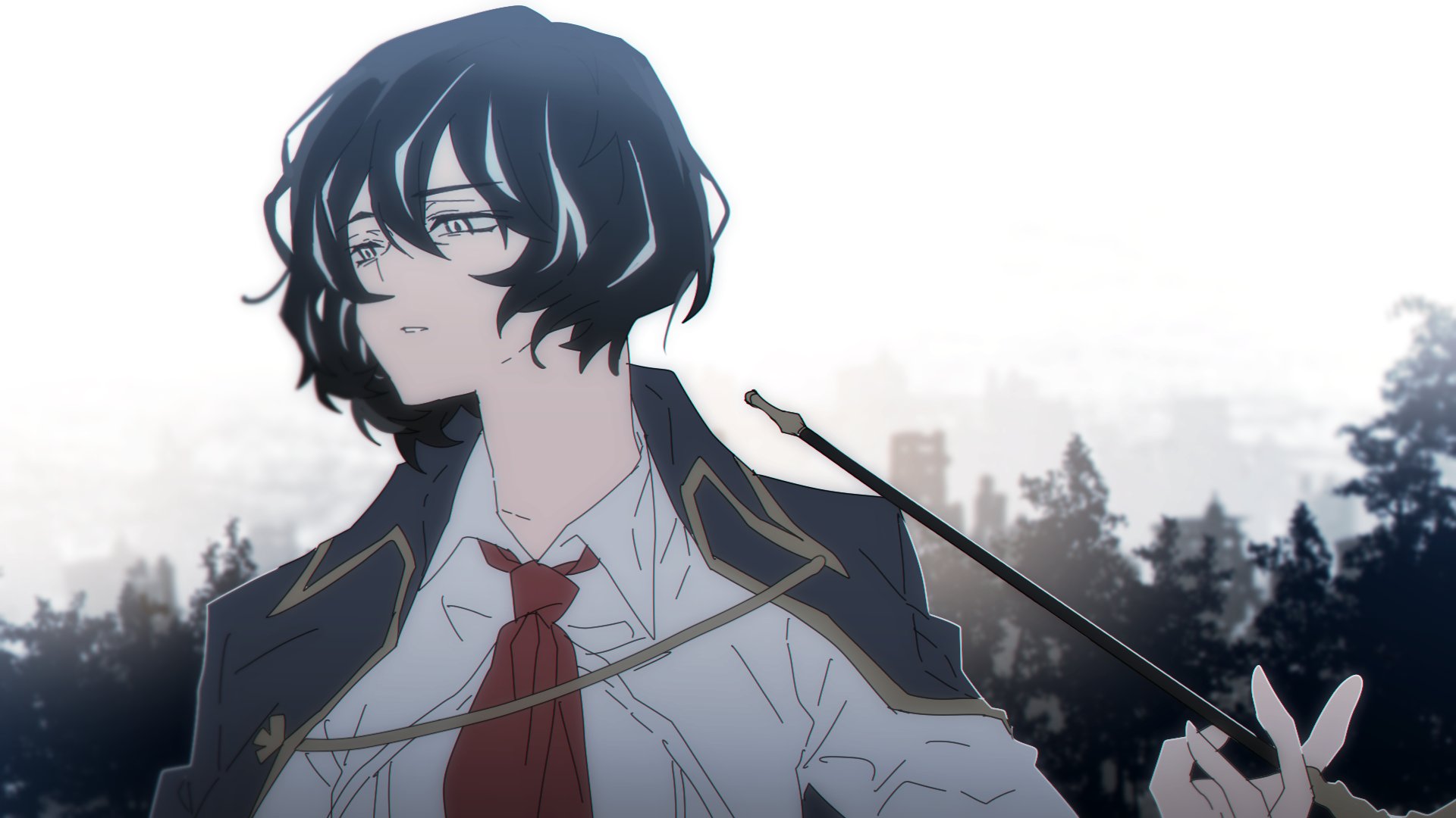 Safebooru - 1girl black hair coat coat on shoulders highres holding ...