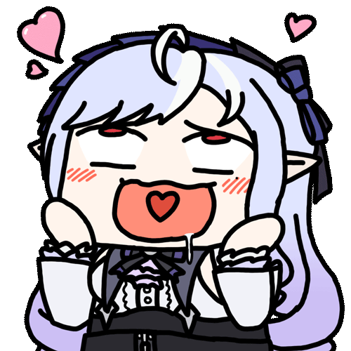 Safebooru - 1girl ahoge animated animated gif black bow black bowtie ...