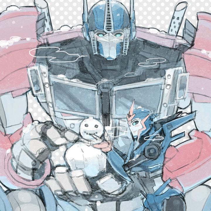 Safebooru - 1boy 1girl arcee autobot black sclera blue eyes blush ...