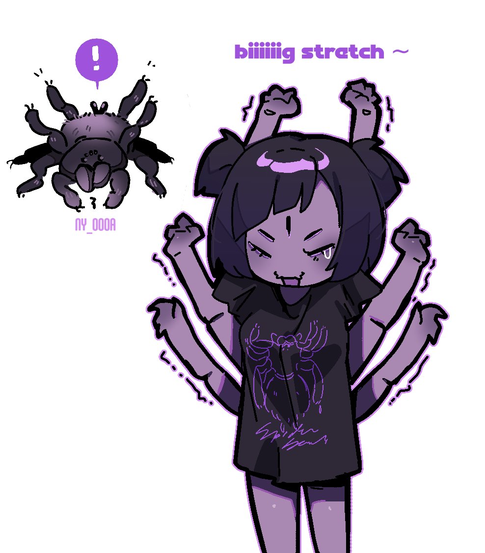 Safebooru - ! 1girl arms up arthropod girl breasts bug chibi closed ...