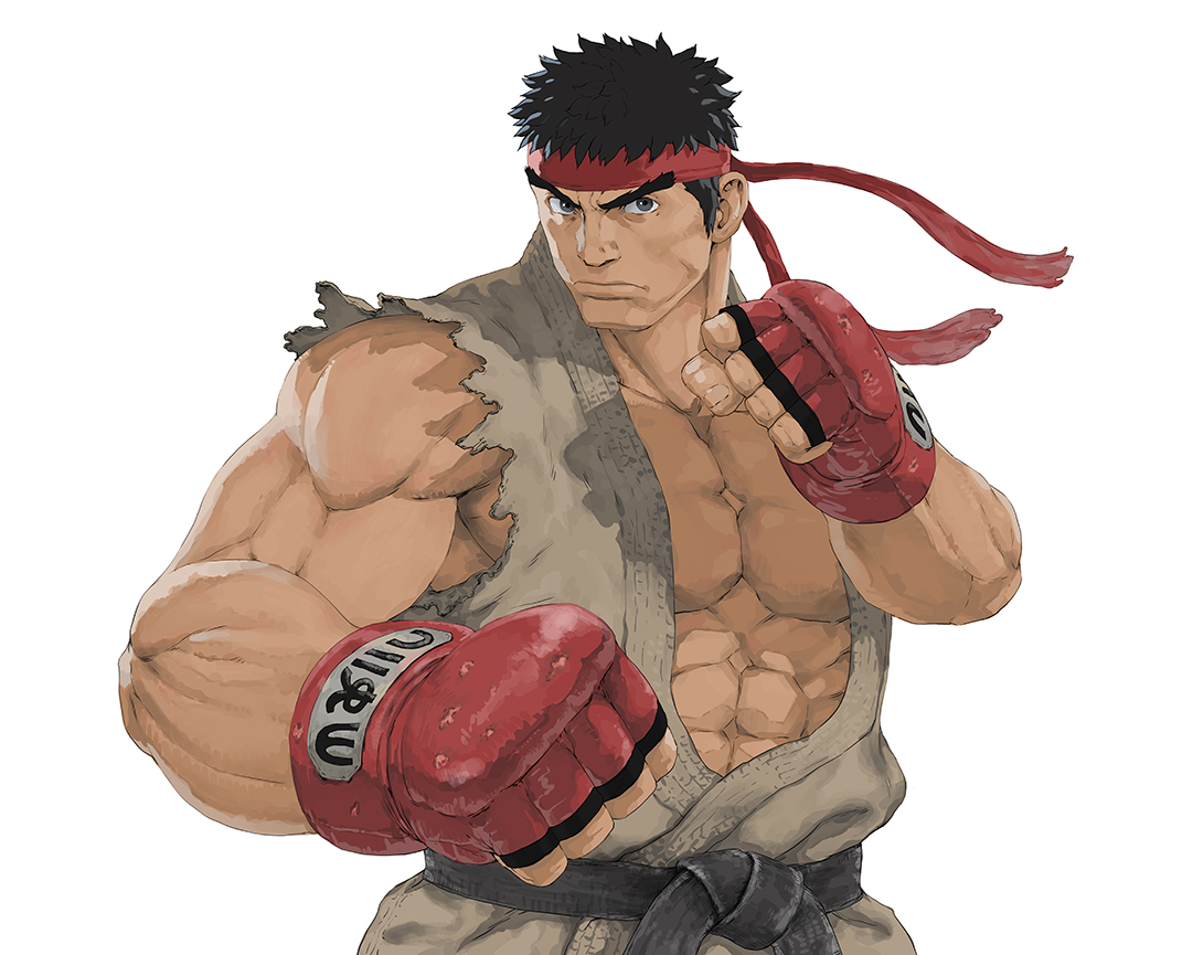 Safebooru - 1boy abs belt black belt black hair clenched hands closed ...