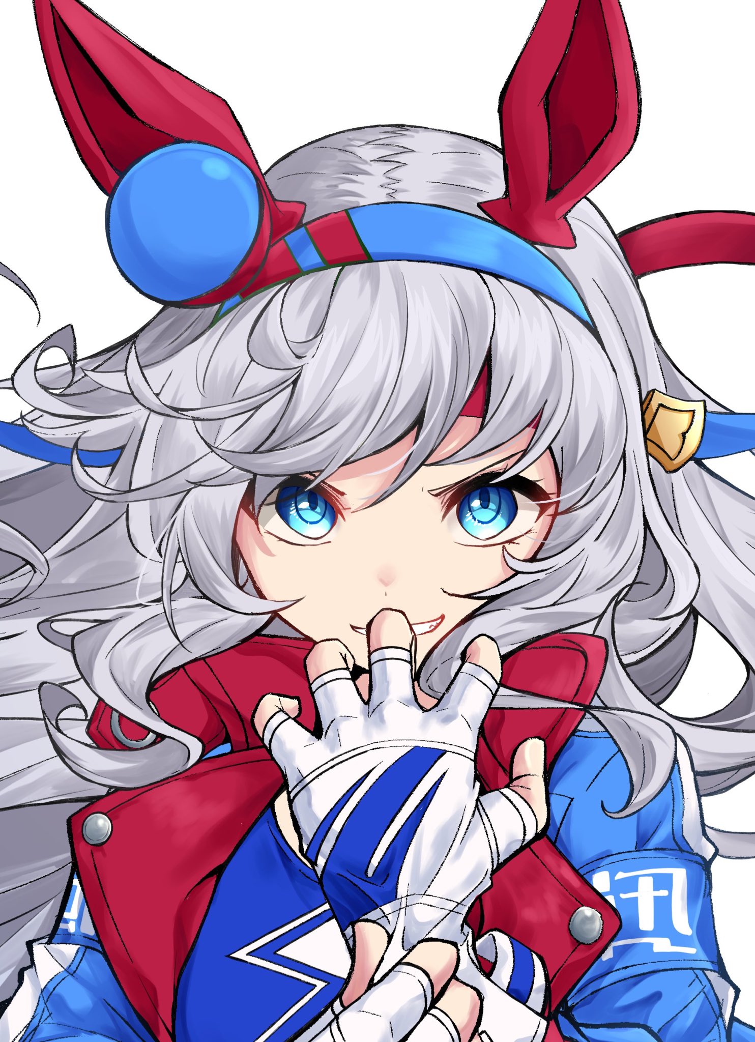 Safebooru - 1girl adjusting clothes adjusting gloves amaxa animal ears ...