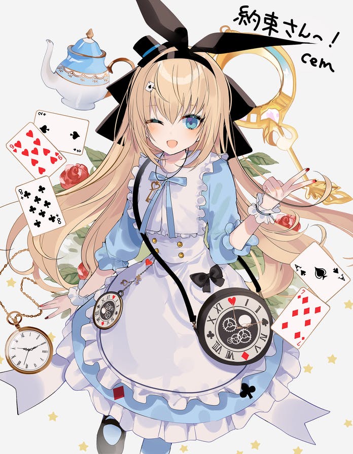 Safebooru - 1girl alice (alice in wonderland) alice (alice in wonderland) (cosplay) blonde hair ...