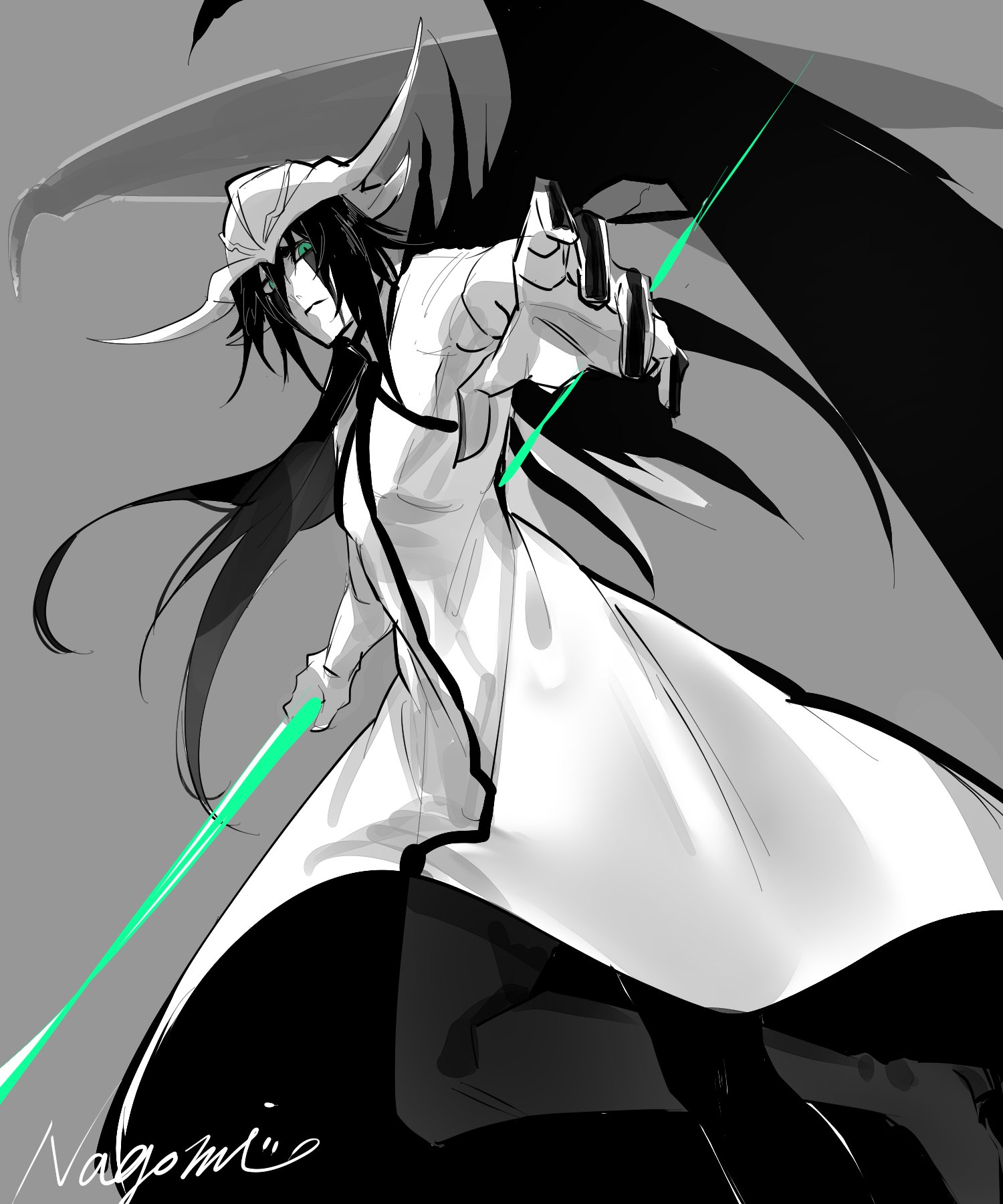 Safebooru - 1boy arrancar artist name bat wings black hair black pants ...
