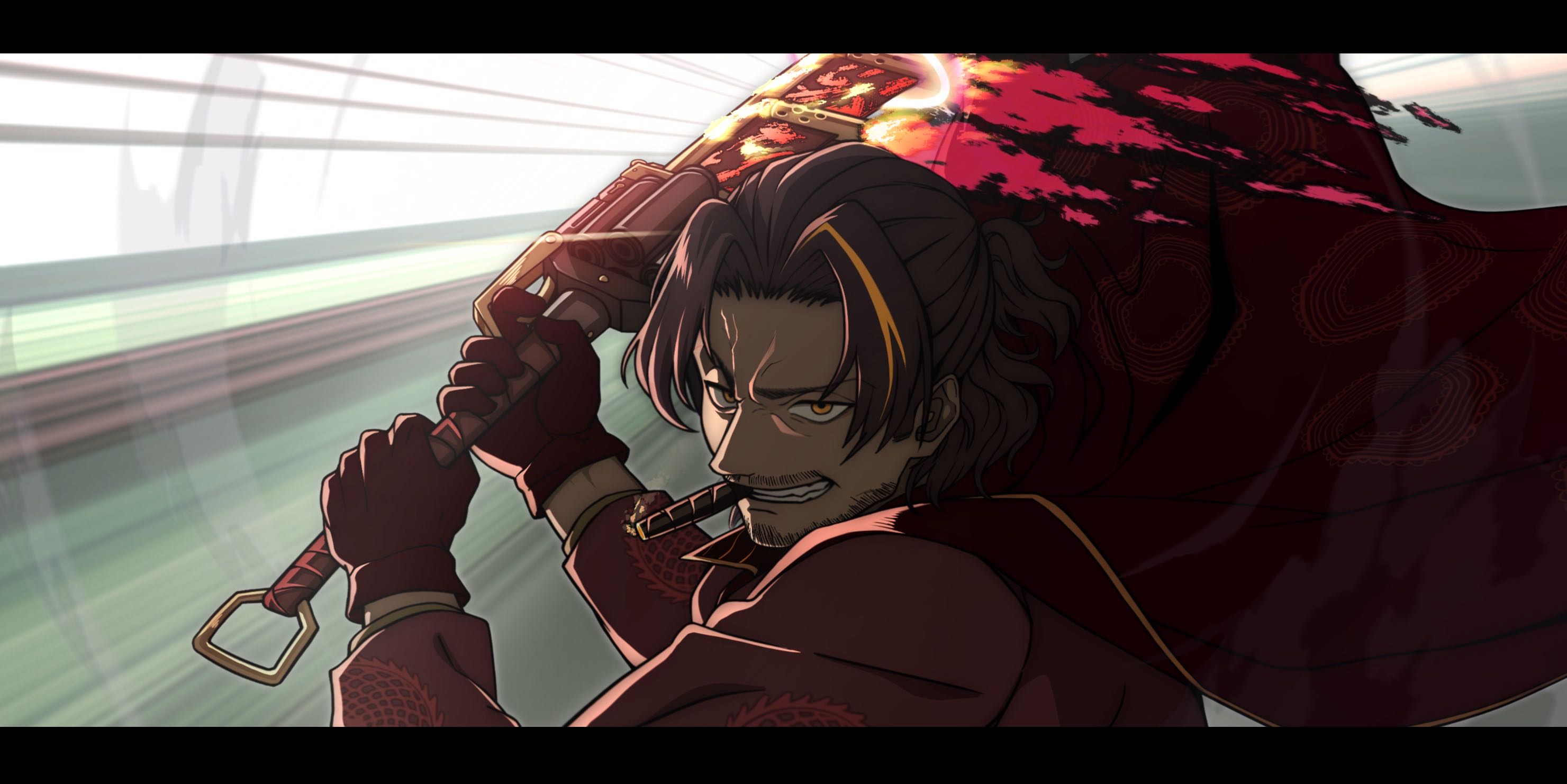 Safebooru - 1boy brown hair coat coat on shoulders commentary request ...