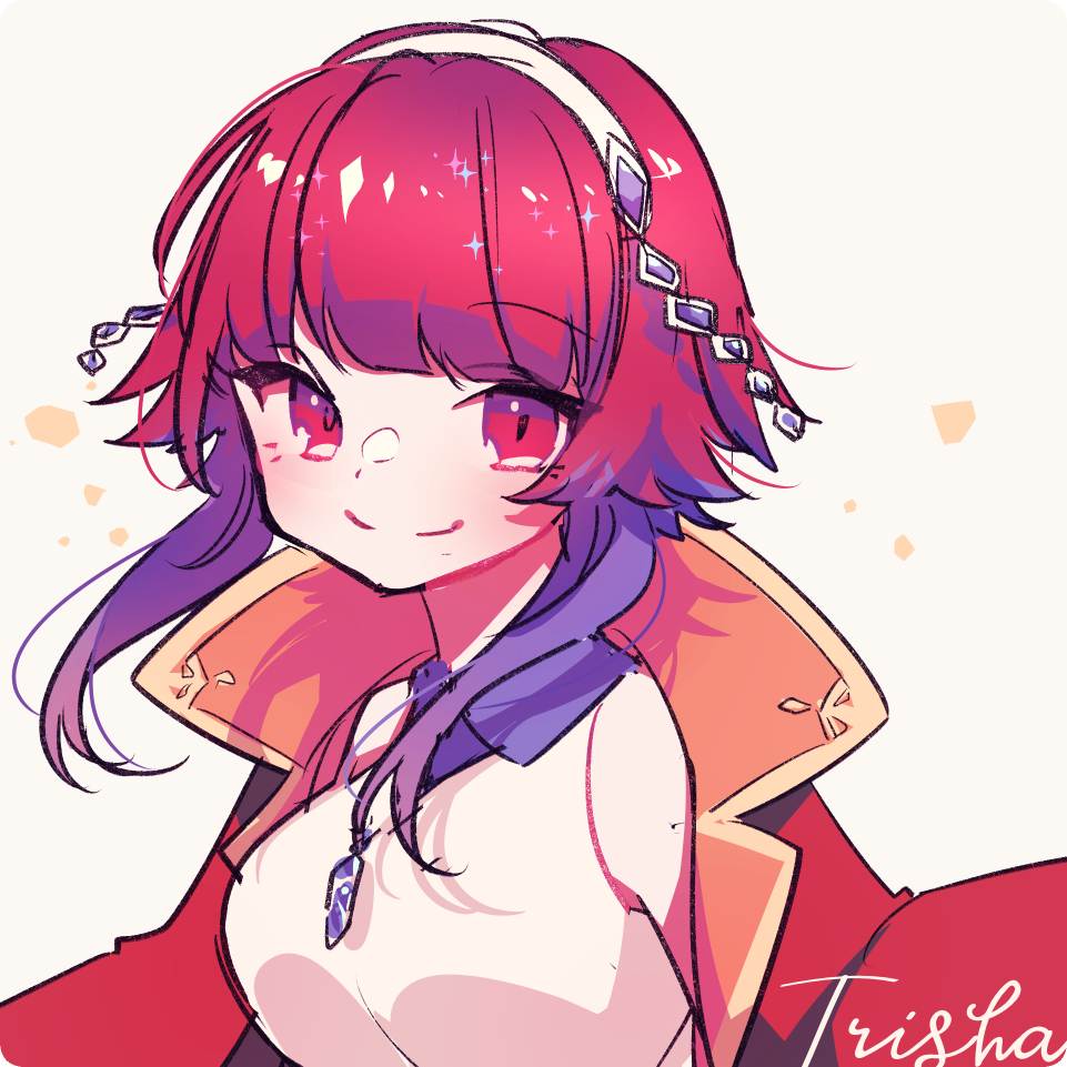 Safebooru - 1girl breasts character name chariki coat colored tips ...