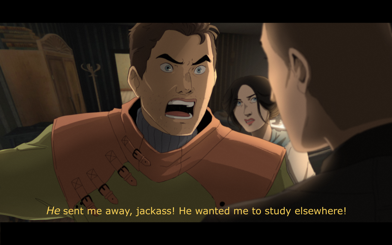 Safebooru - 1woman 2men angry artemy burakh bald blonde hair blue ...