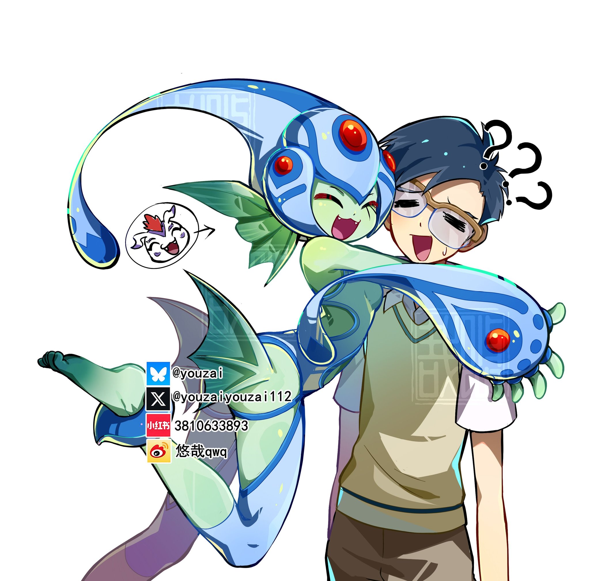 Safebooru - 1girl ? ?? bare shoulders barefoot blue leggings blue one ...