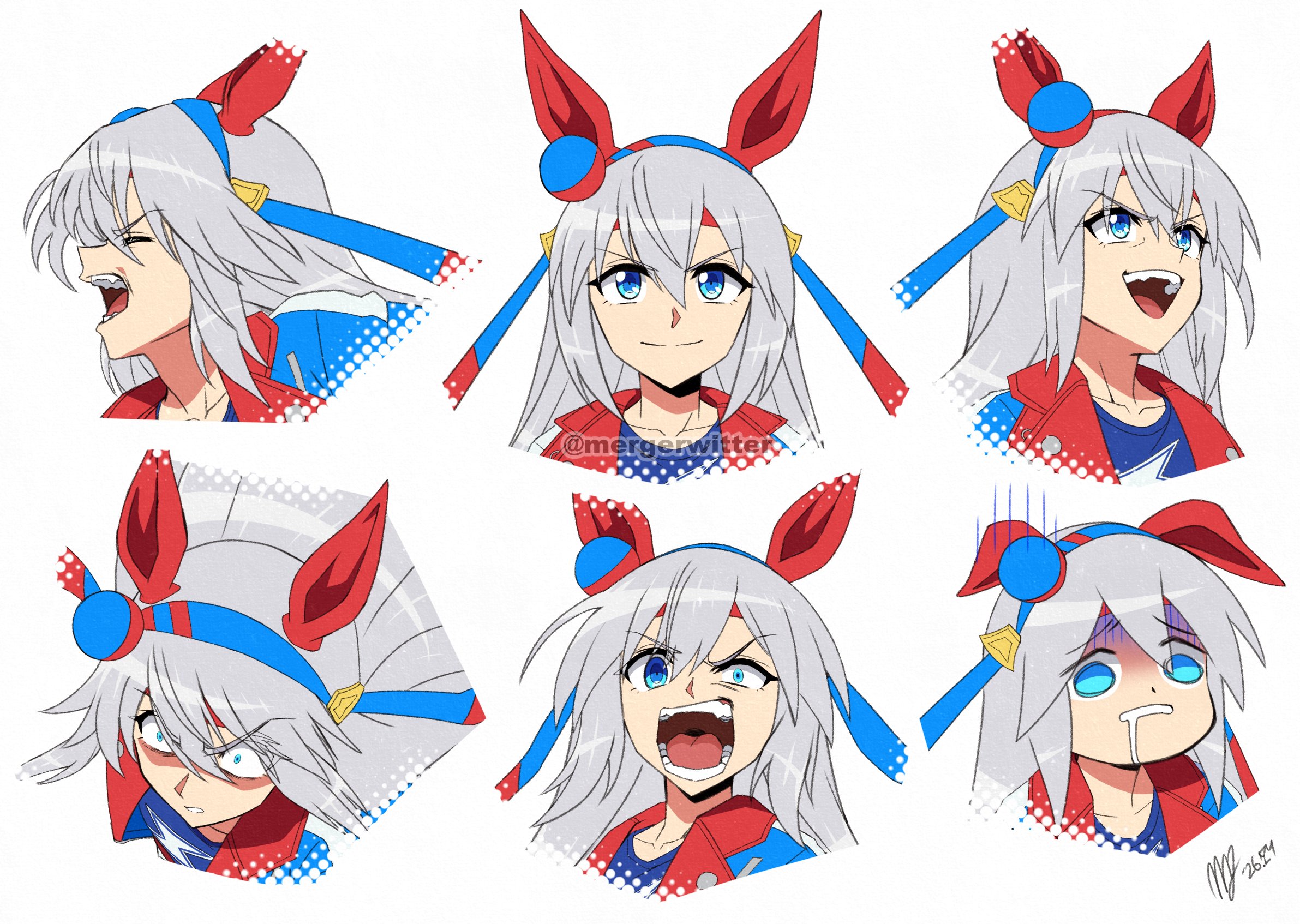 Safebooru - 1girl animal ears blue eyes blue hairband blue jacket blue ...