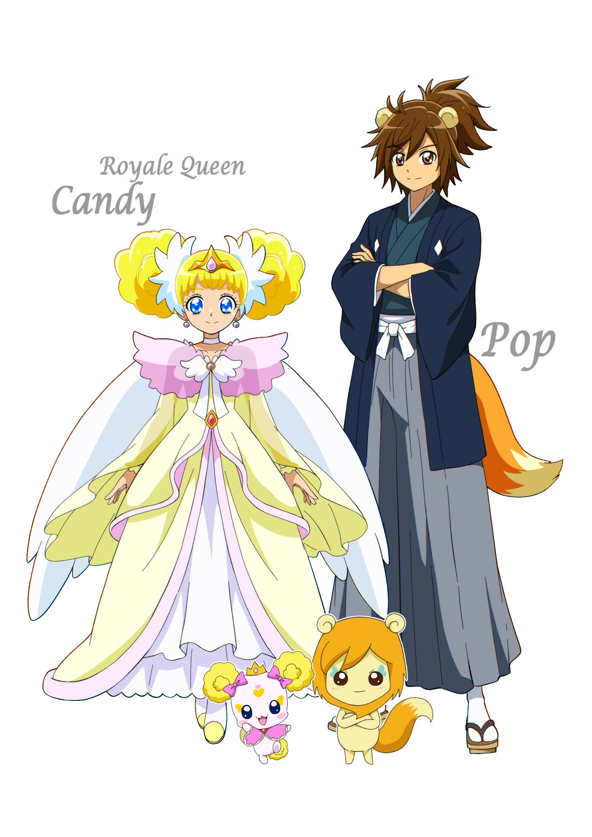 Safebooru - 1boy 1girl 2girls @est@ aged up animal ears blonde hair ...