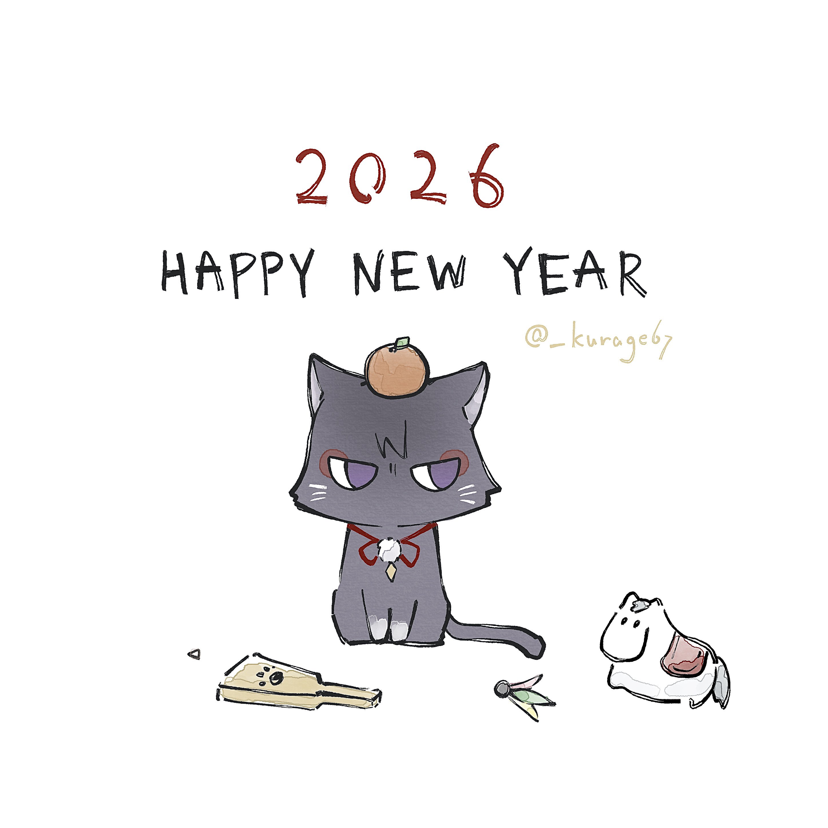 Safebooru - 2026 absurdres black cat cat commentary request eyeliner ...