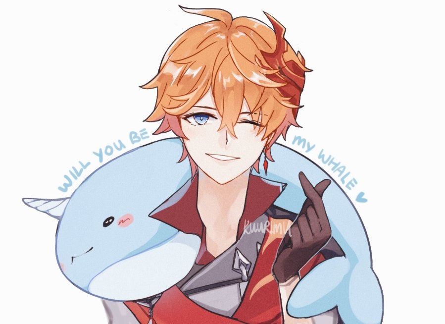 Safebooru - 1boy ahoge bangs black gloves blue eyes commentary english commentary finger heart ...