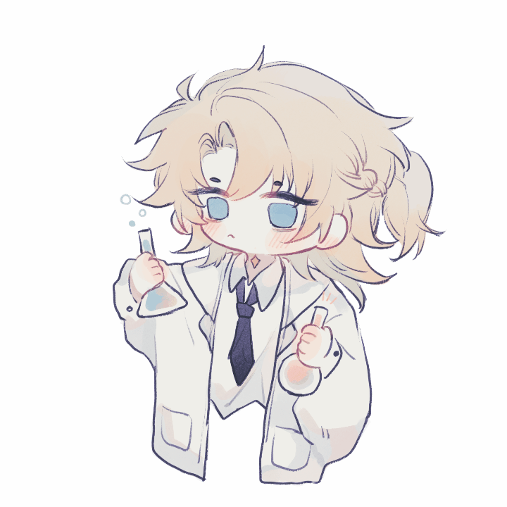 Safebooru - 1boy albedo (genshin impact) alternate costume animated animated gif bangs bishounen ...