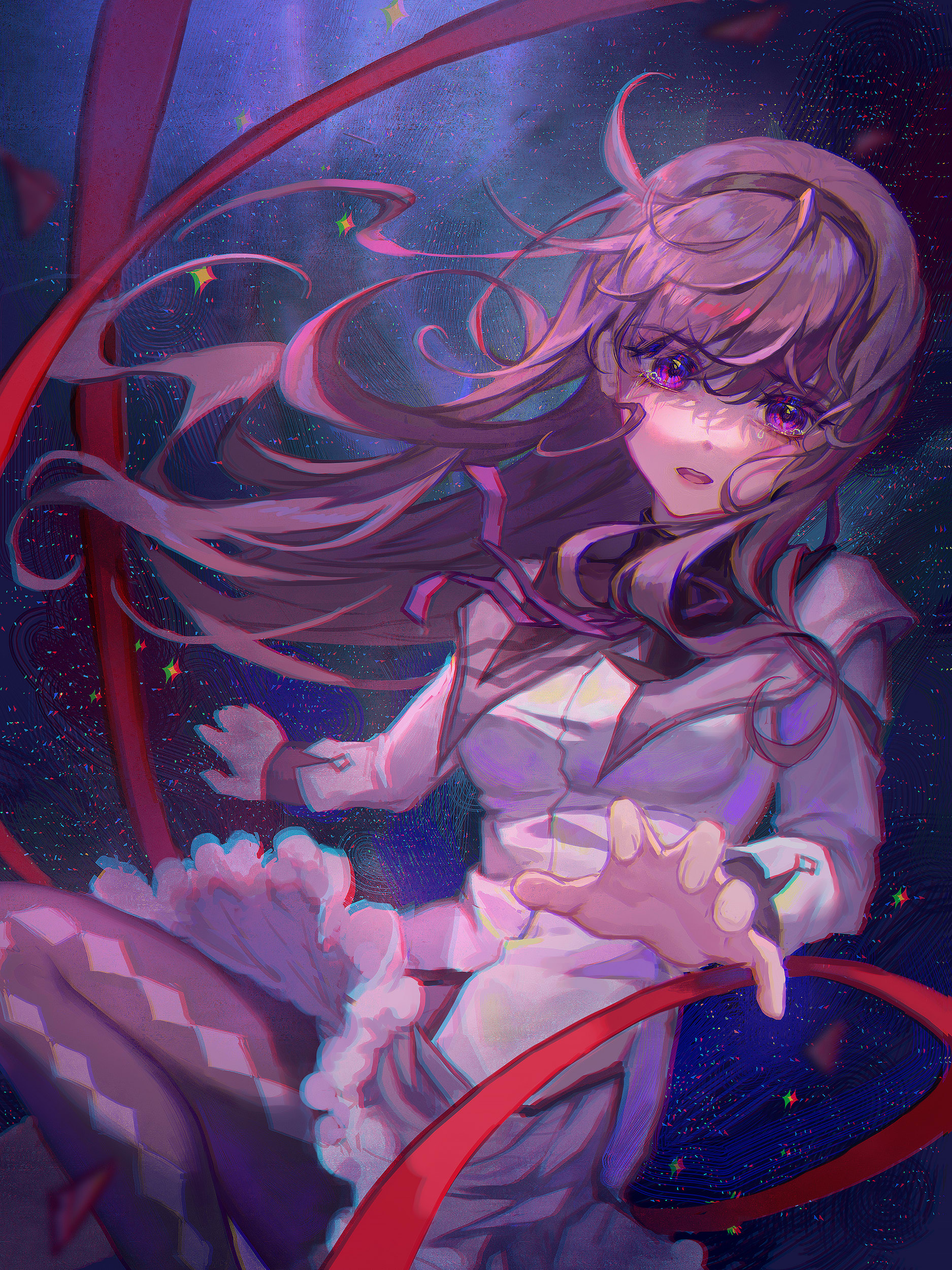 Safebooru - 1girl absurdres akemi homura argyle argyle legwear bangs black hairband blue ...