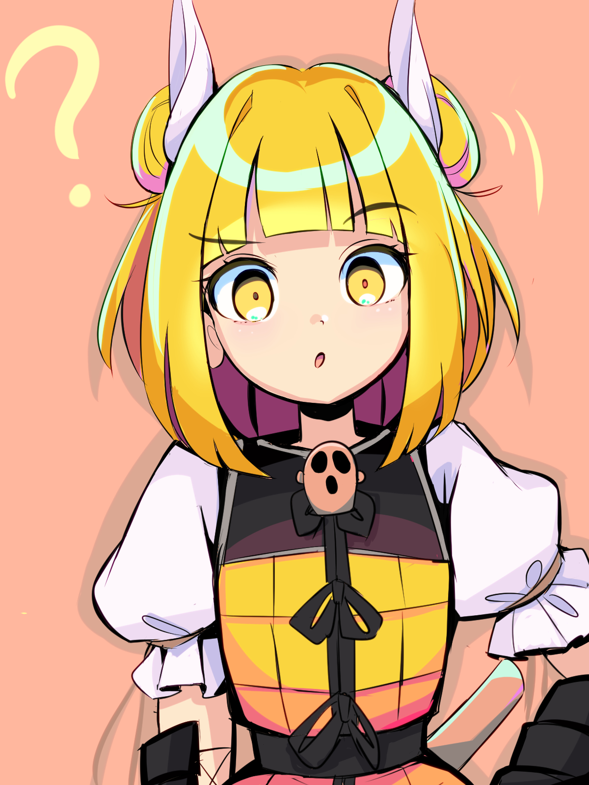 Safebooru - 1girl ? bangs belt black belt black bow black bowtie blush bow bowtie commentary ...