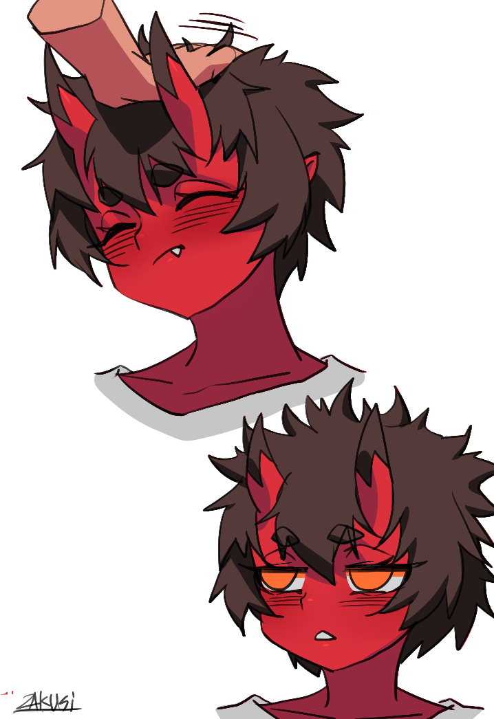 Safebooru - 1girl 1other black hair blush closed eyes closed mouth ...