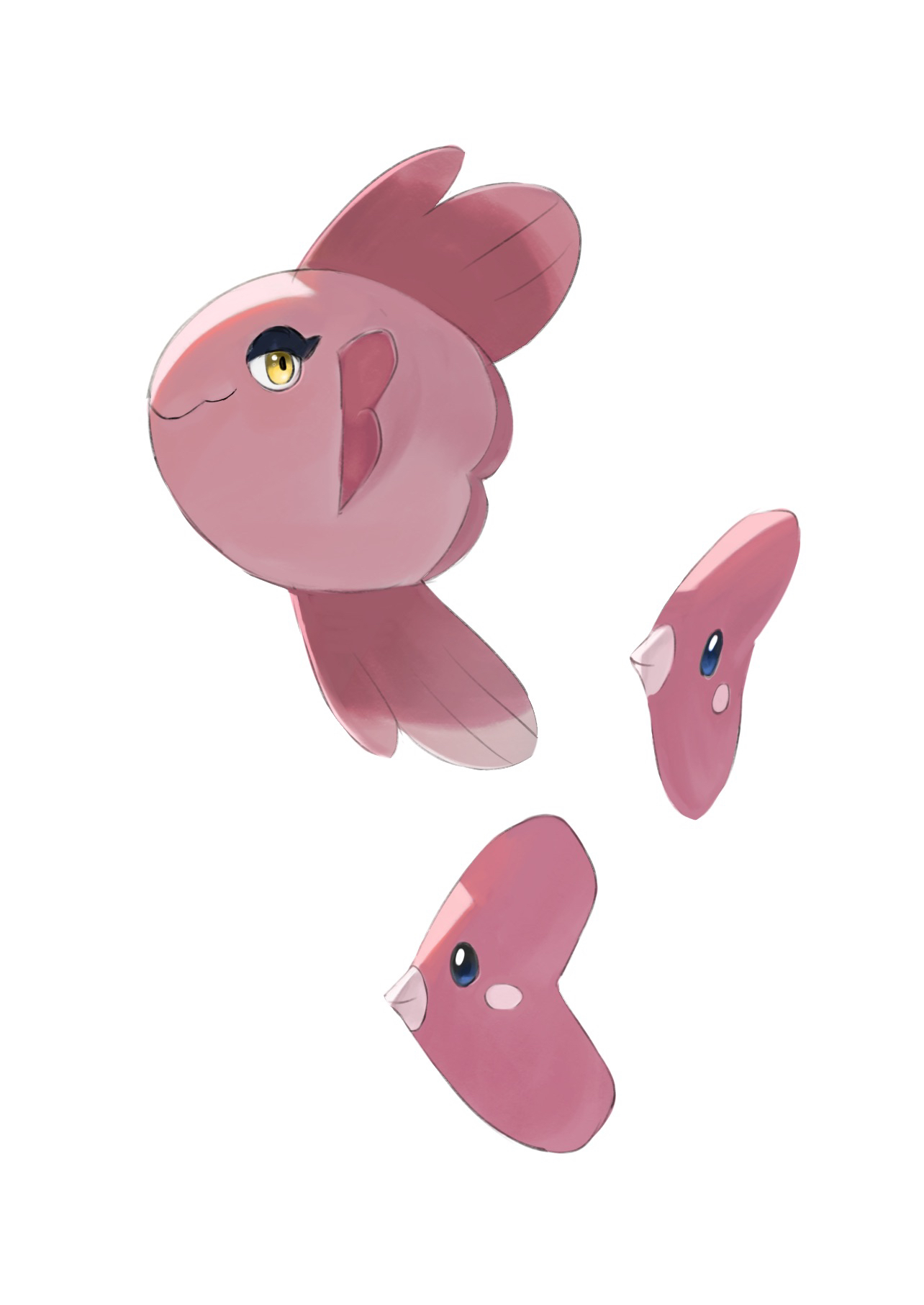 Safebooru - alomomola animal focus closed mouth commentary request fish highres horezai luvdisc ...