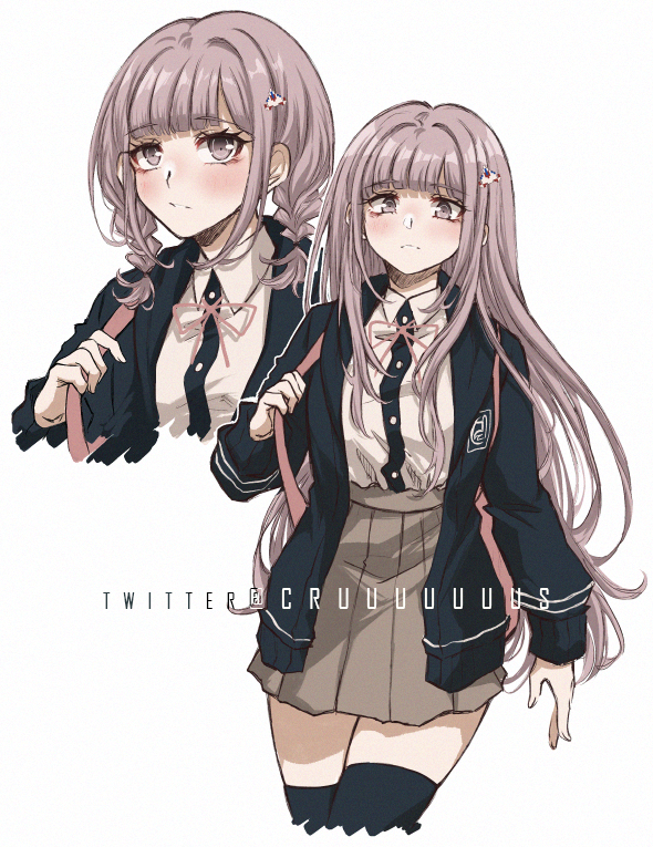 Safebooru - 1girl alternate hair length alternate hairstyle artist name backpack bag bangs black ...