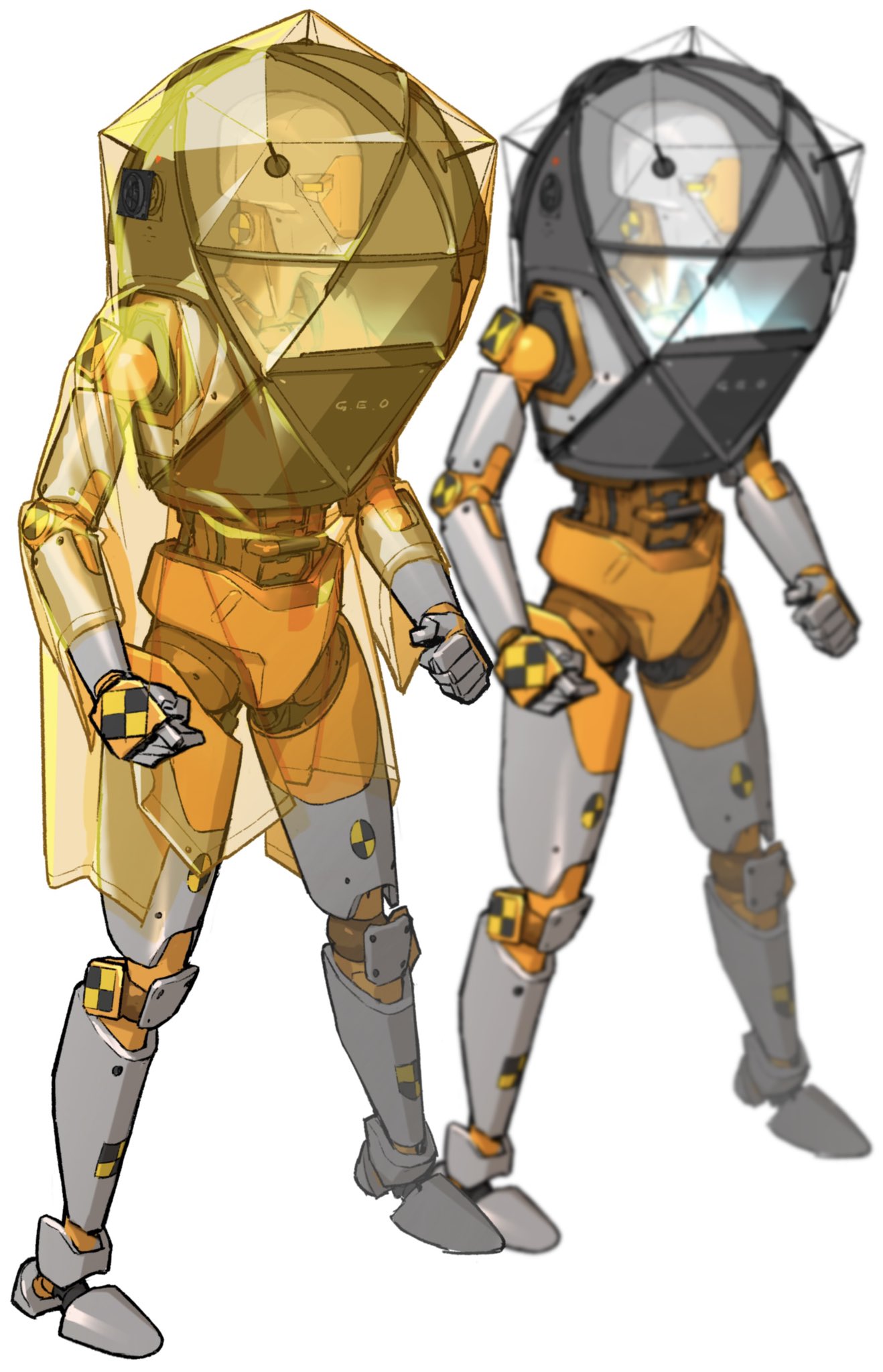 Safebooru - clenched hands crash test dummy highres humanoid robot ...