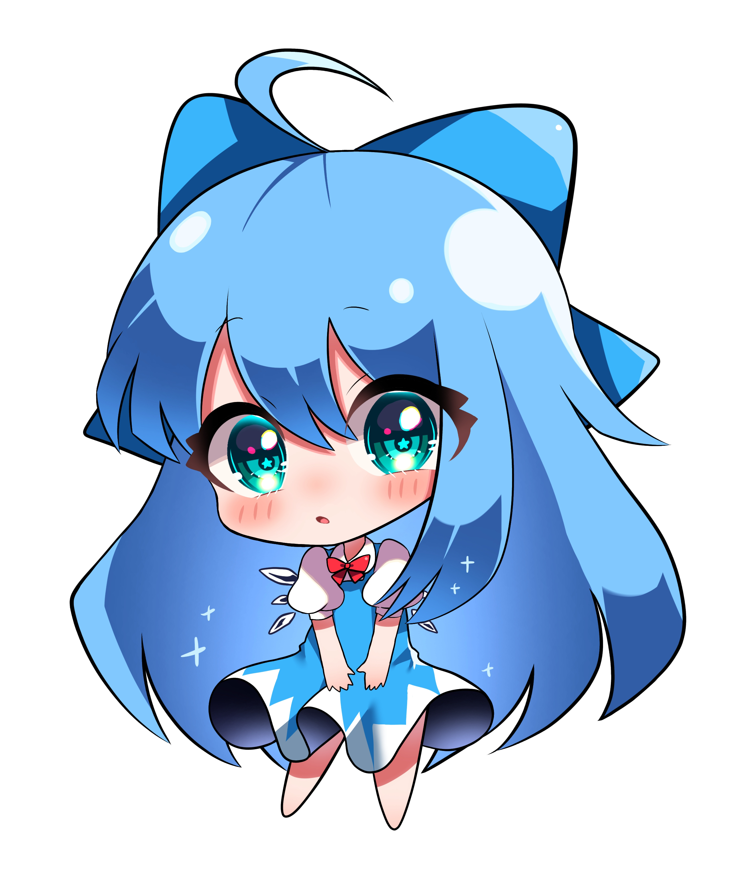 Safebooru - 1girl 380u0 absurdres ahoge alternate hair length alternate hairstyle aqua eyes ...
