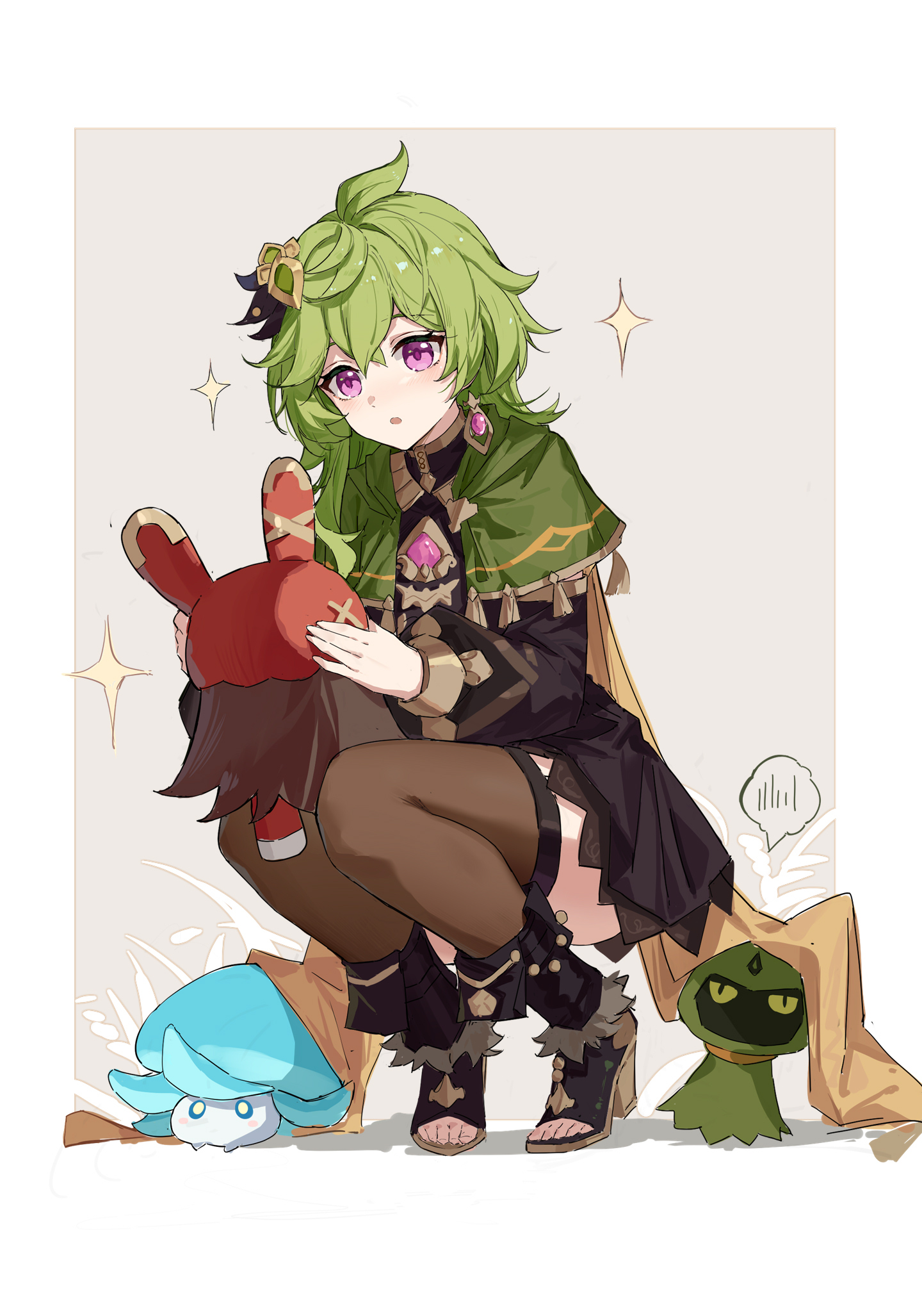 Safebooru - 1girl ahoge ankle boots arm up bangs baron bunny (genshin impact) black dress black ...