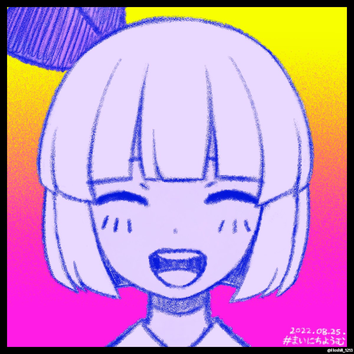 Safebooru - 1girl bangs black border blunt bangs border closed eyes ...