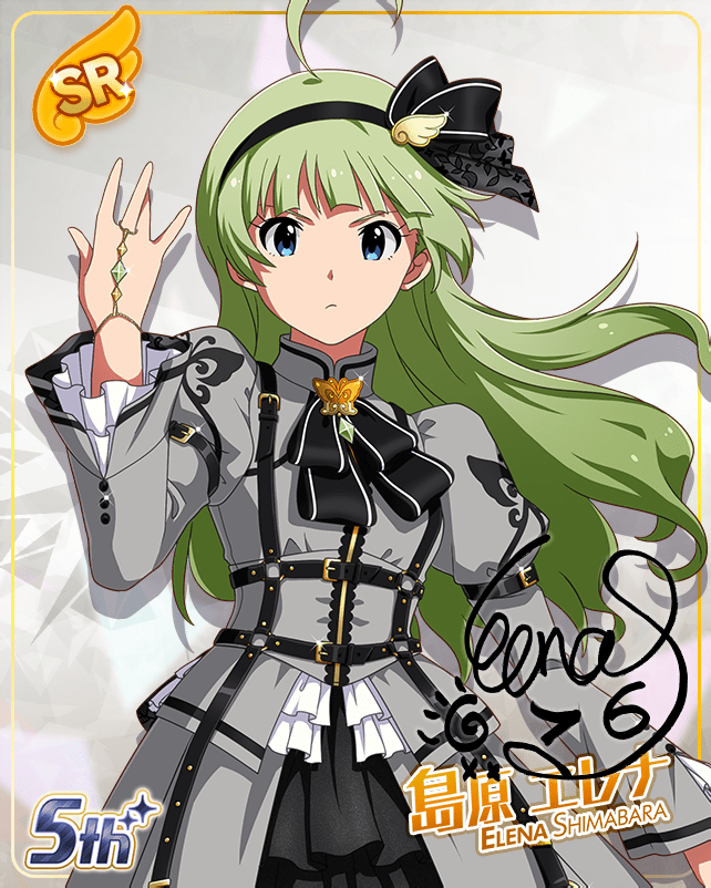 Safebooru - blue eyes character name dress green hair idolmaster million live! theater days long ...