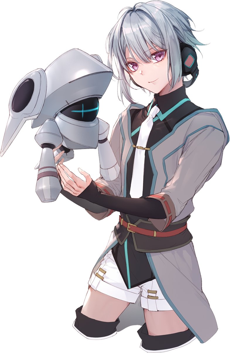 Safebooru - 1boy achan (blue semi) androgynous behind-the-head headphones bishounen black ...