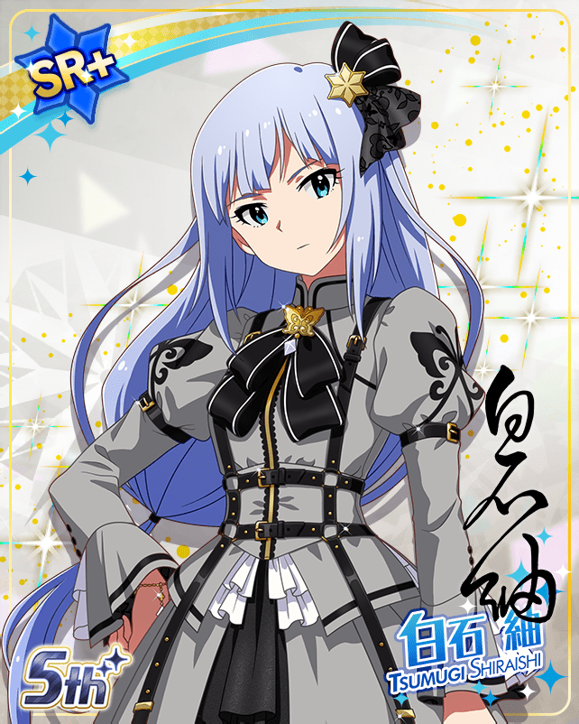 Safebooru - blue hair character name dress green eyes idolmaster million live! theater days long ...