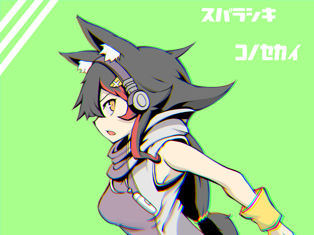 Safebooru - 1girl animal ear fluff animal ears black hair brown eyes ...