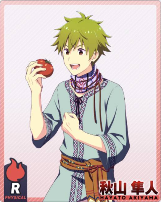 Safebooru - akiyama hayato blue eyes character name dress green hair ...