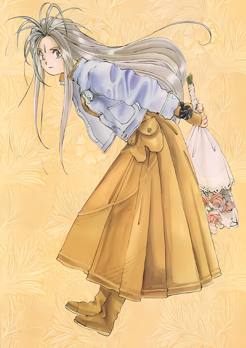 Safebooru - 1990s (style) 1girl aa megami-sama ah my goddess ahoge album cover antenna hair ...