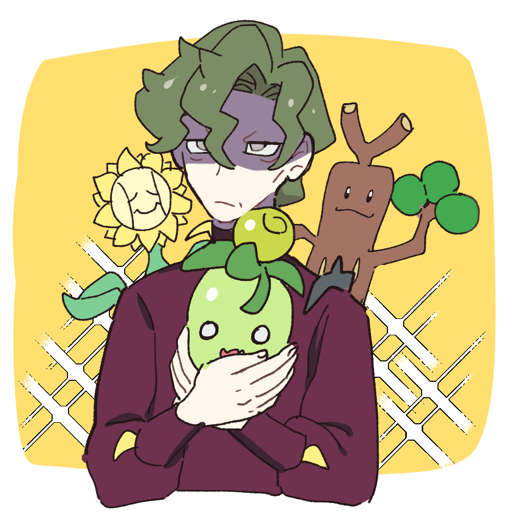 Safebooru - 1boy :3 brassius (pokemon) commentary dede (qwea 00000 ...