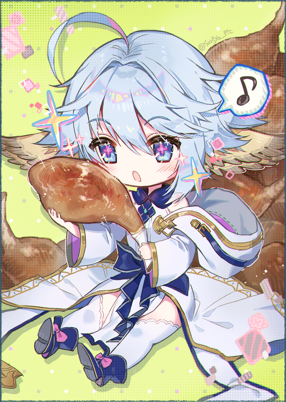 Safebooru - + + 1girl ahoge bare shoulders blue eyes blue hair boots ...