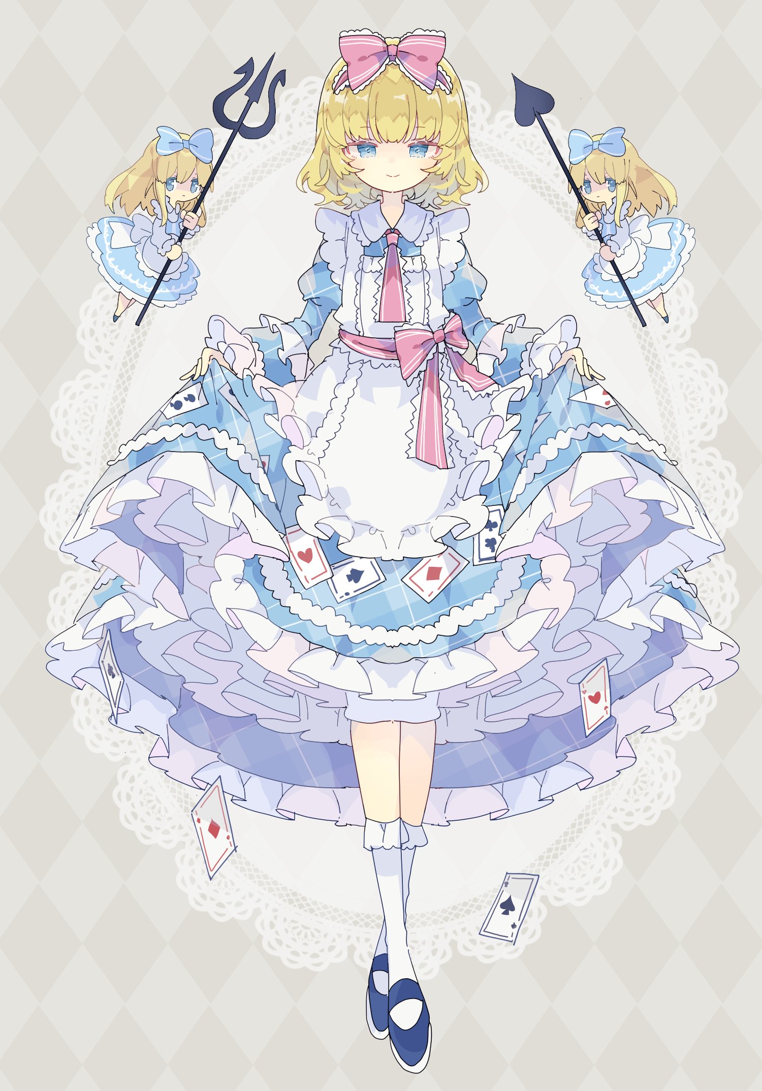 Safebooru - 1girl ace of diamonds ace of hearts ace of spades alice in wonderland alice ...
