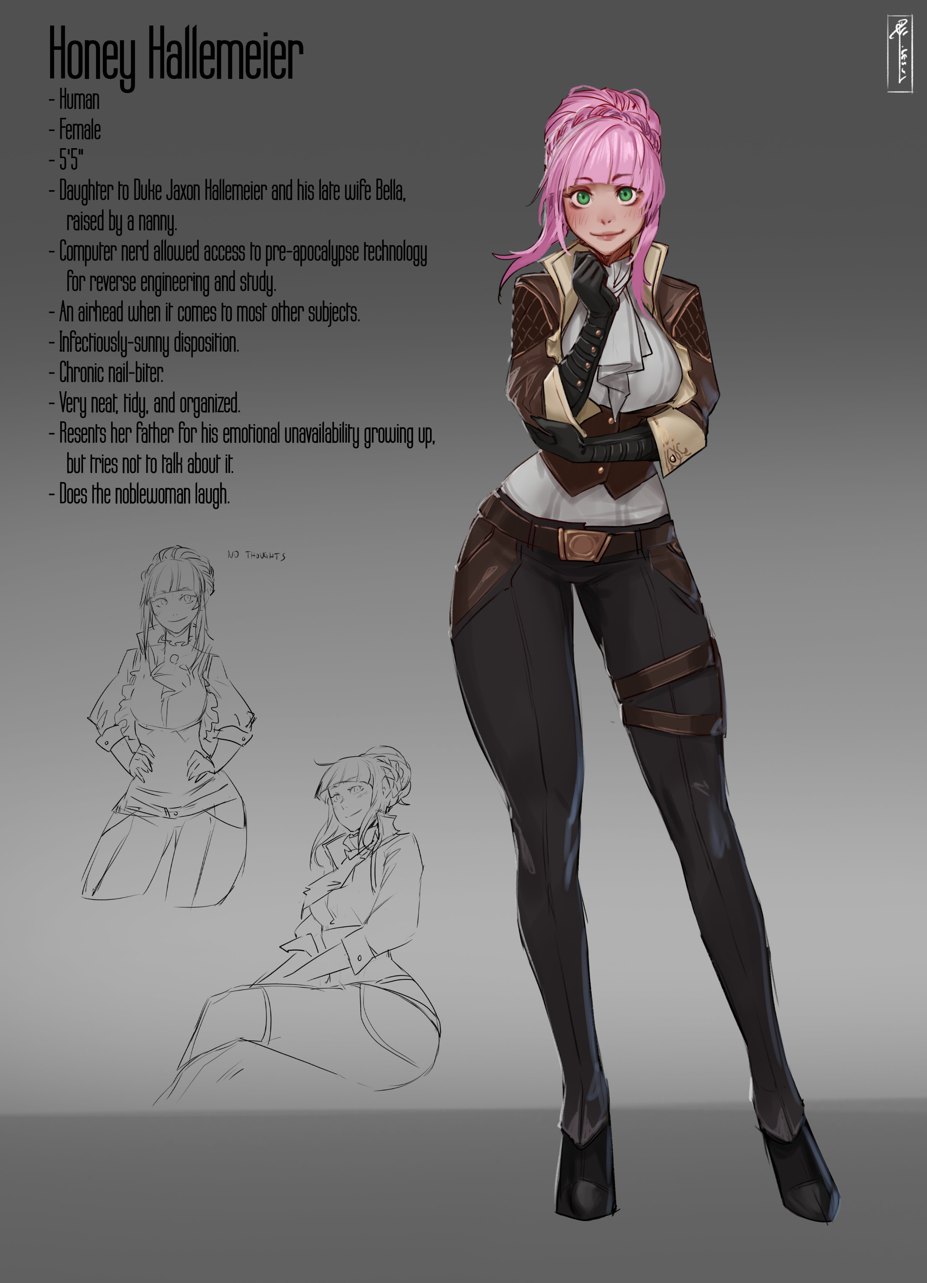 Safebooru - 1girl absurdres ascot bangs belt belt buckle black footwear black gloves black pants ...