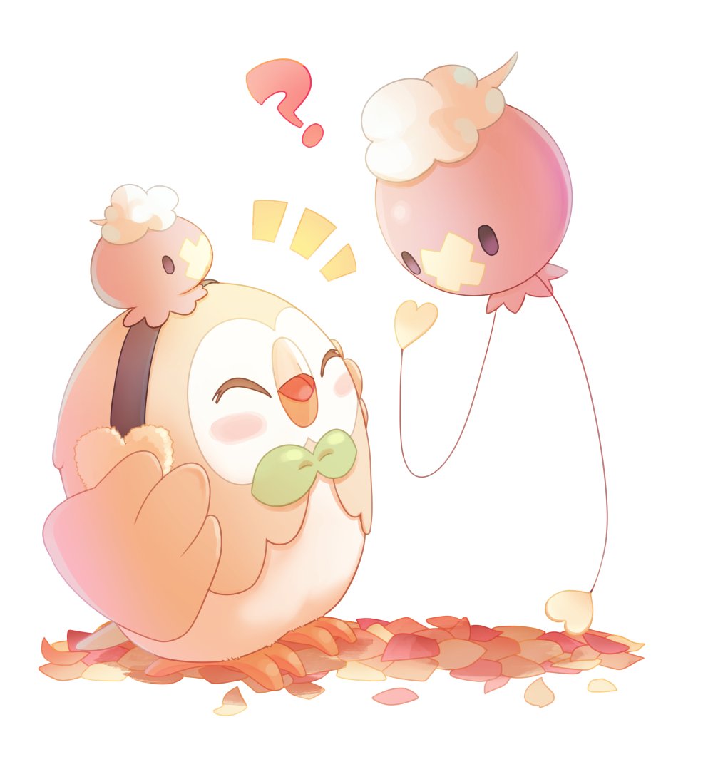 Safebooru - ? blush closed eyes commentary request drifloon hairband ...