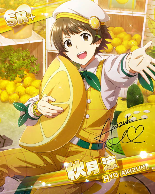 Safebooru - akizuki ryou brown eyes brown hair character name dress ...