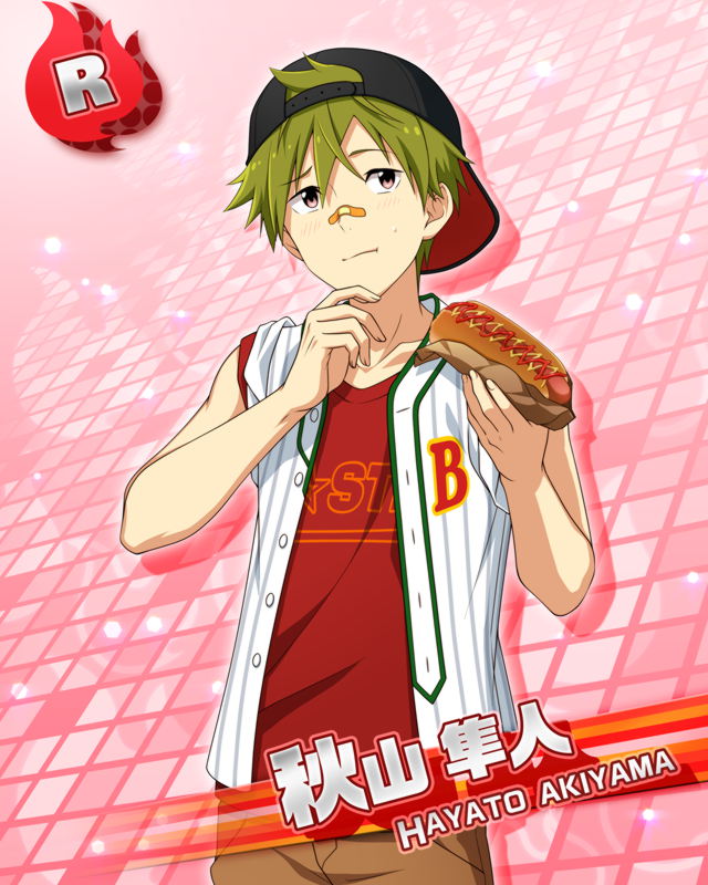 Safebooru - akiyama hayato character name dress green hair idolmaster ...