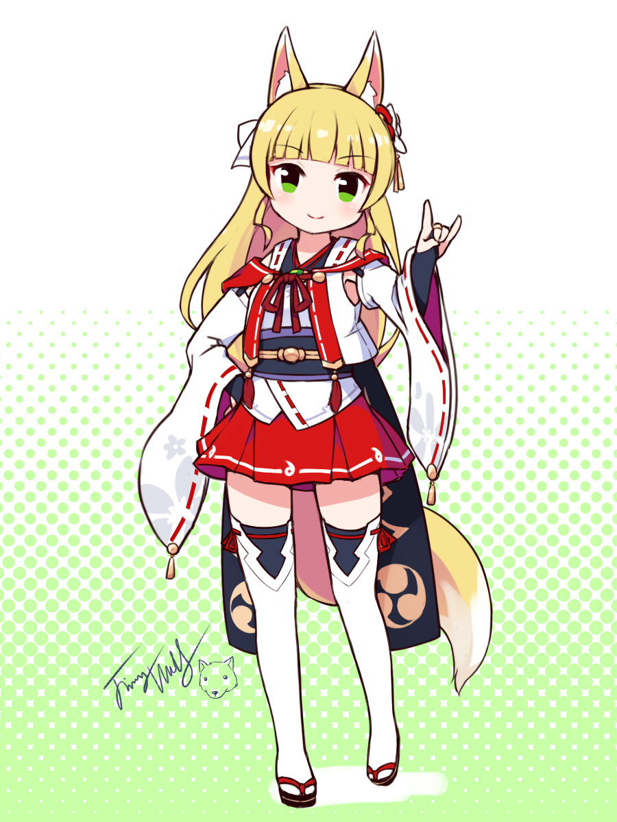 Safebooru - 1girl animal ear fluff animal ears black footwear blonde hair bridal gauntlets ...