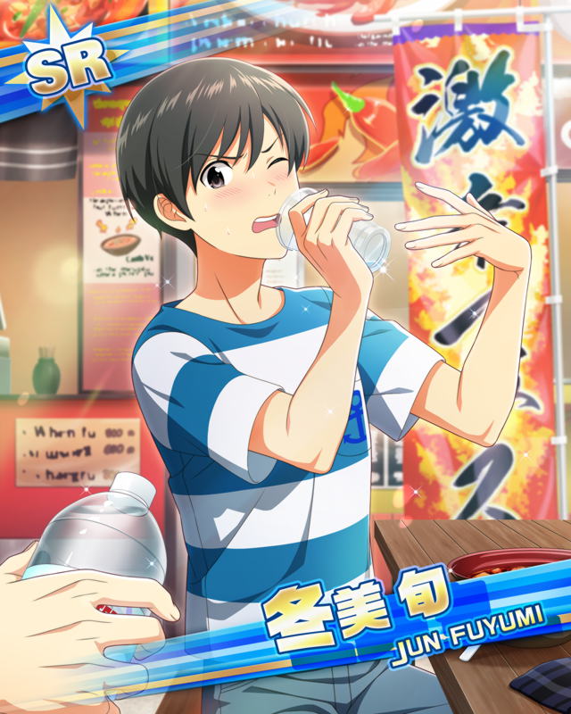 Safebooru - black eyes black hair blush character name dress fuyumi jun idolmaster idolmaster ...